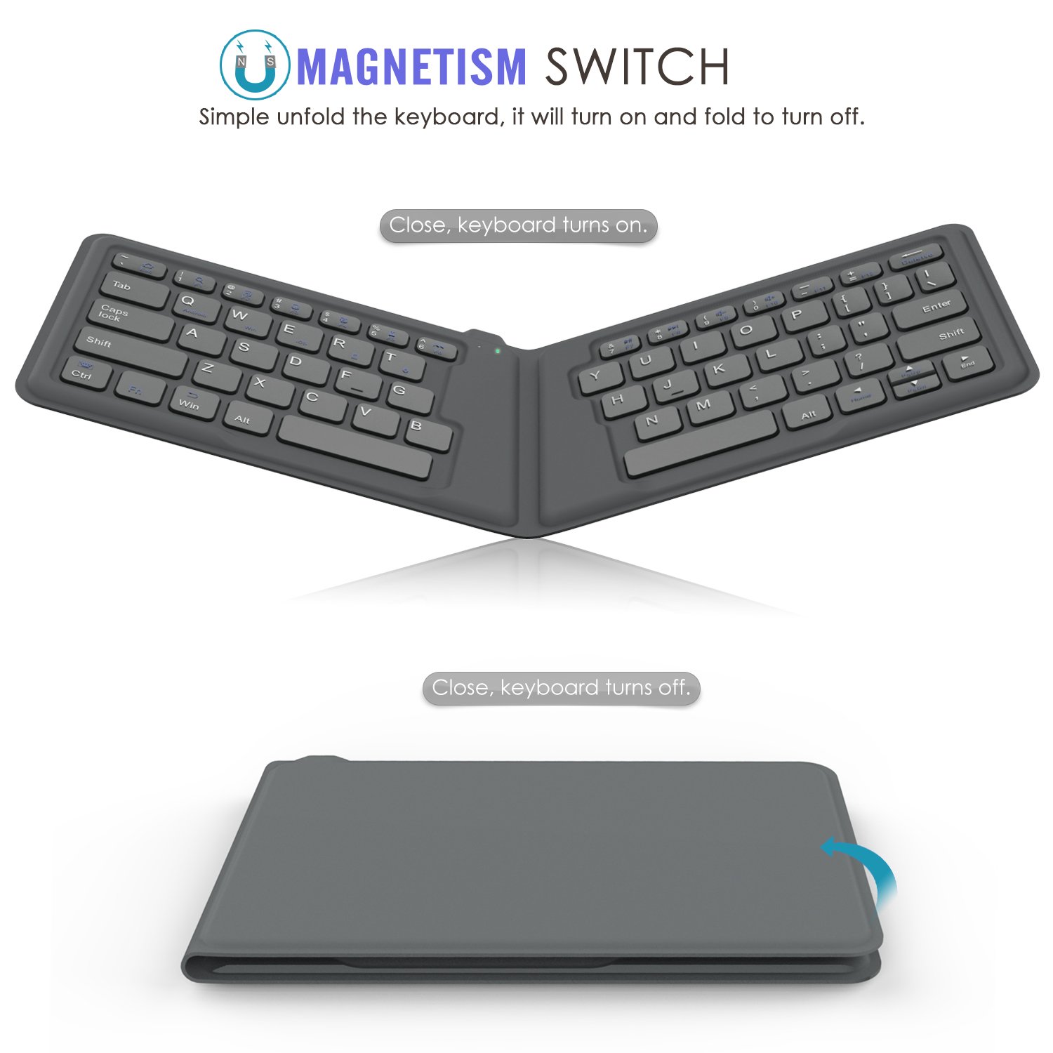 Mua MoKo Universal Foldable Keyboard, Ultra-Thin Portable Wireless ...