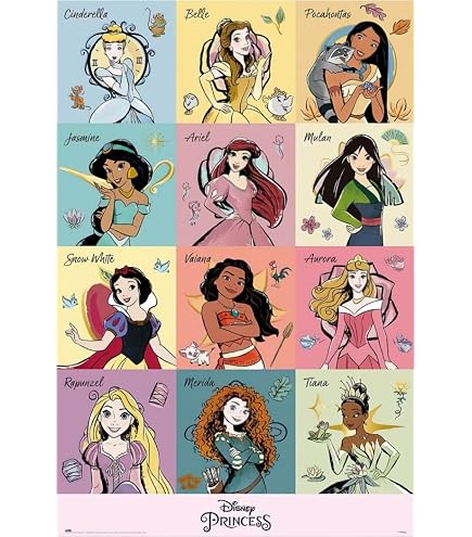 Disney Princess Collage