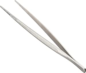 Amazon.com: Mercer Culinary 18-8 Stainless Steel Precision Tongs ...