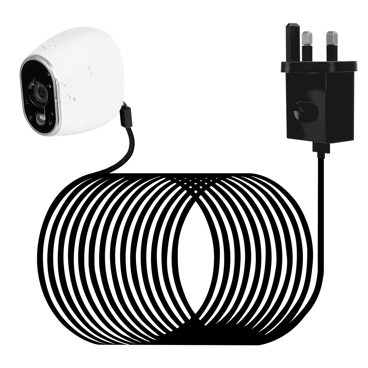 LANMU Waterproof Outdoor Power Adapter for NETGEAR Arlo HD Security ...