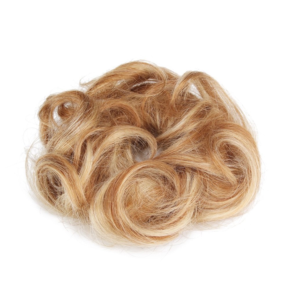 Amazon.com: PRETTYSHOP 100% Human Hair Up Scrunchie Scrunchy Extensions ...