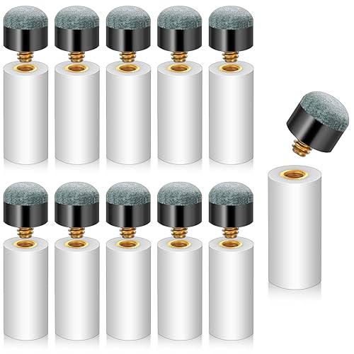 Dimeho Billiard Cues Tips Replacement with White Pool Cue Stick ...