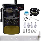 Amazon.com: AOCISKA Aluminum Oil Catch Can,Baffled Oil Catch Can Kit,300ml Oil Reservoir Tank ...