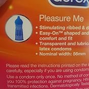 Durex Pleasure Me Condoms, Pack of 20: Amazon.co.uk: Health & Personal Care
