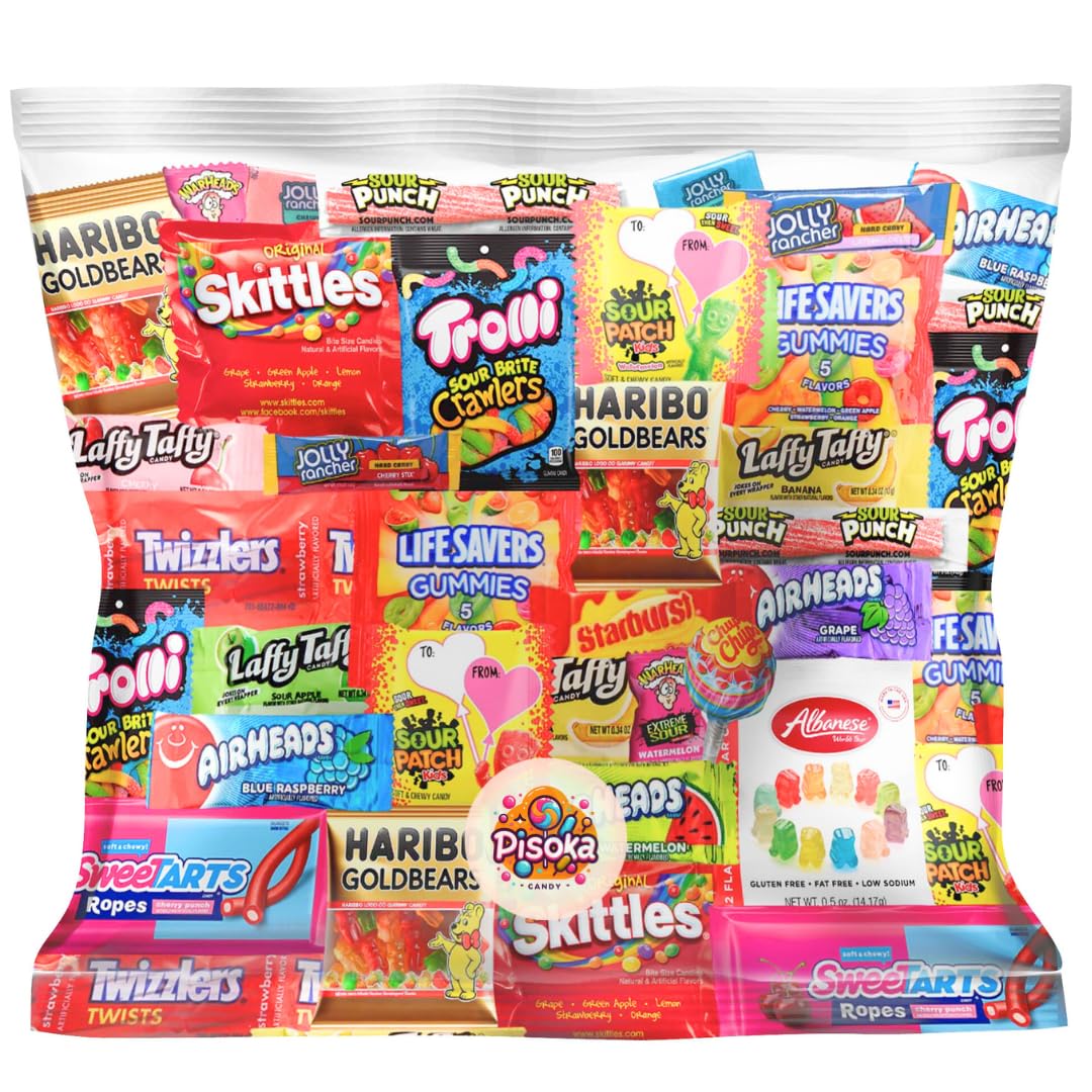 Mua Assorted Candy Mix - Variety Pack of Gummies, Sour Candy, and Chewy ...