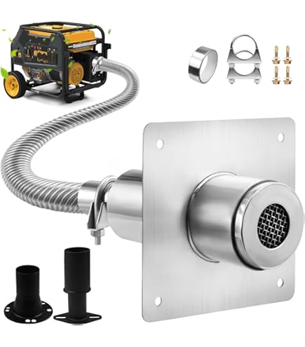 Compatible With Multiple Generators Generator Exhaust Muffler ...