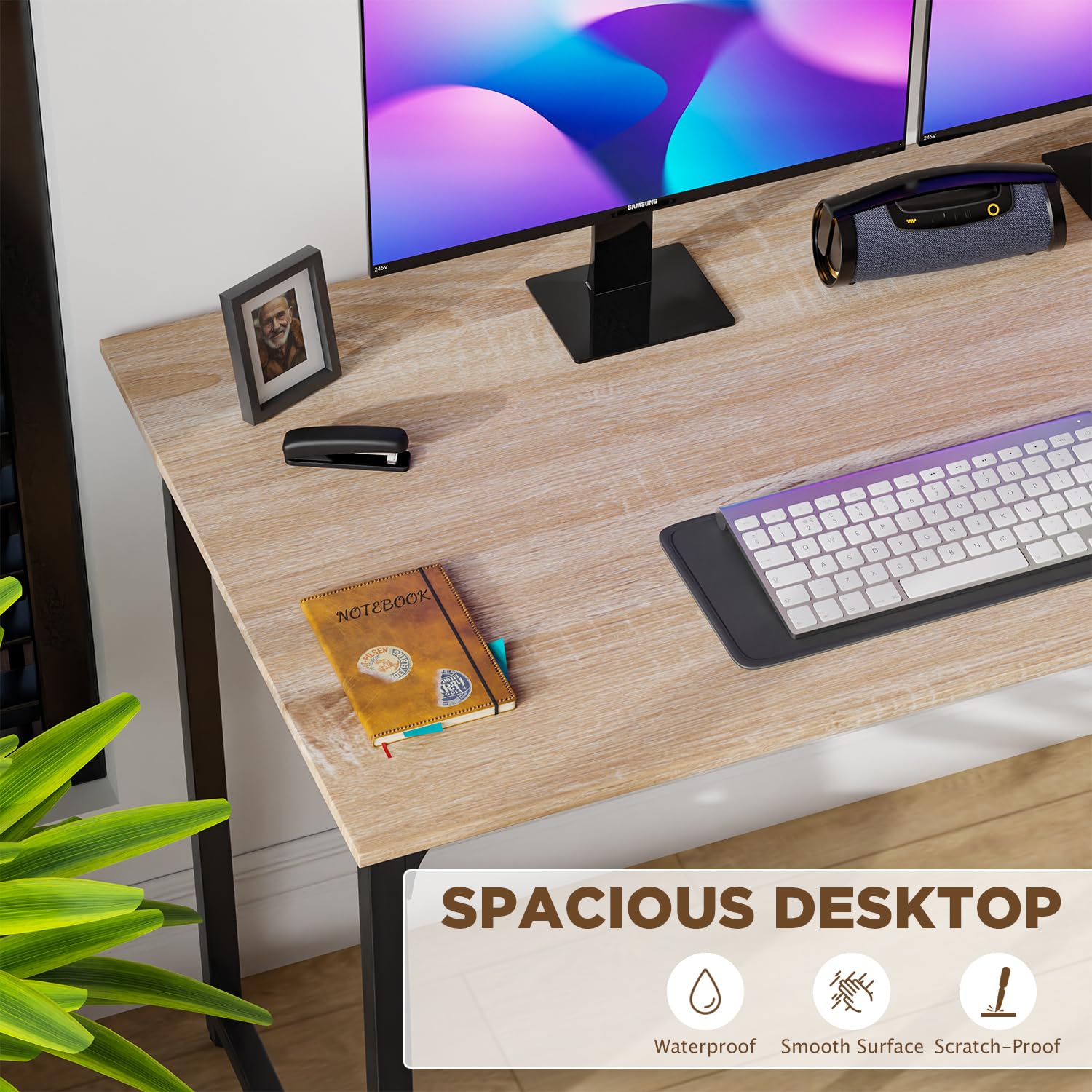 Mua PayLessHere 47 inch Computer Desk Modern Writing Desk, Simple Study ...