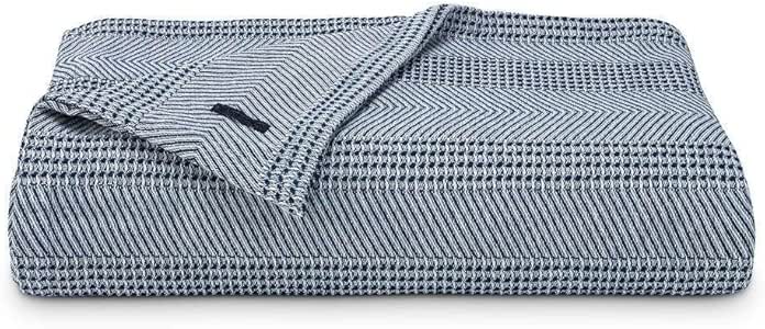 Amazon.com: 1 Piece Nautical Style Blue Navy Throw Blanket Calming ...
