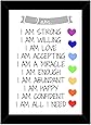 TIED RIBBONS Framed Posters | Wall Poster with Quotes | Motivational ...