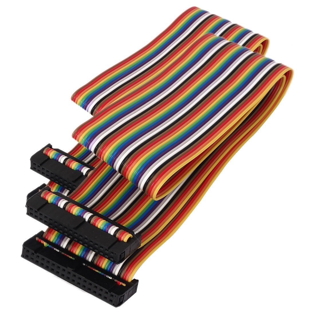 2Stk 50cm 34 Pin 34 Wege F/F Steckverbinder Flach IDC Flachbandkabel Flachkabel DE de: Amazon.de ...