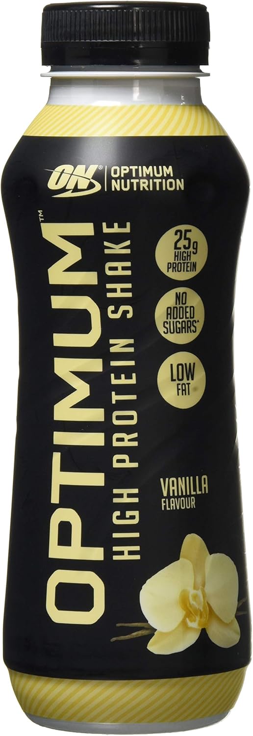 Optimum Nutrition Protein Shakes Vanilla Ready To Drink 25g High ...