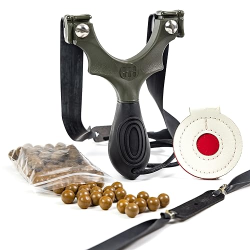 SimpleShot Scout XT Slingshot with Target, Ammo and Bands for ...