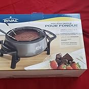 Rival Fondue Non-Stick Pot, Grey - FD300-CN: Amazon.ca: Home & Kitchen