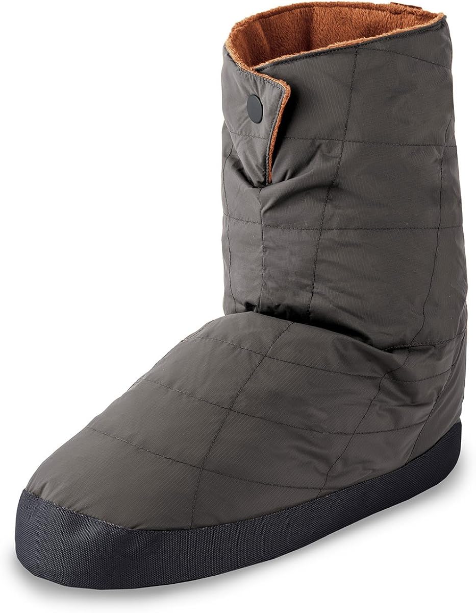 Cabiniste Men's Down Insulated Bootie (Medium, Pewter/Copper): Amazon ...