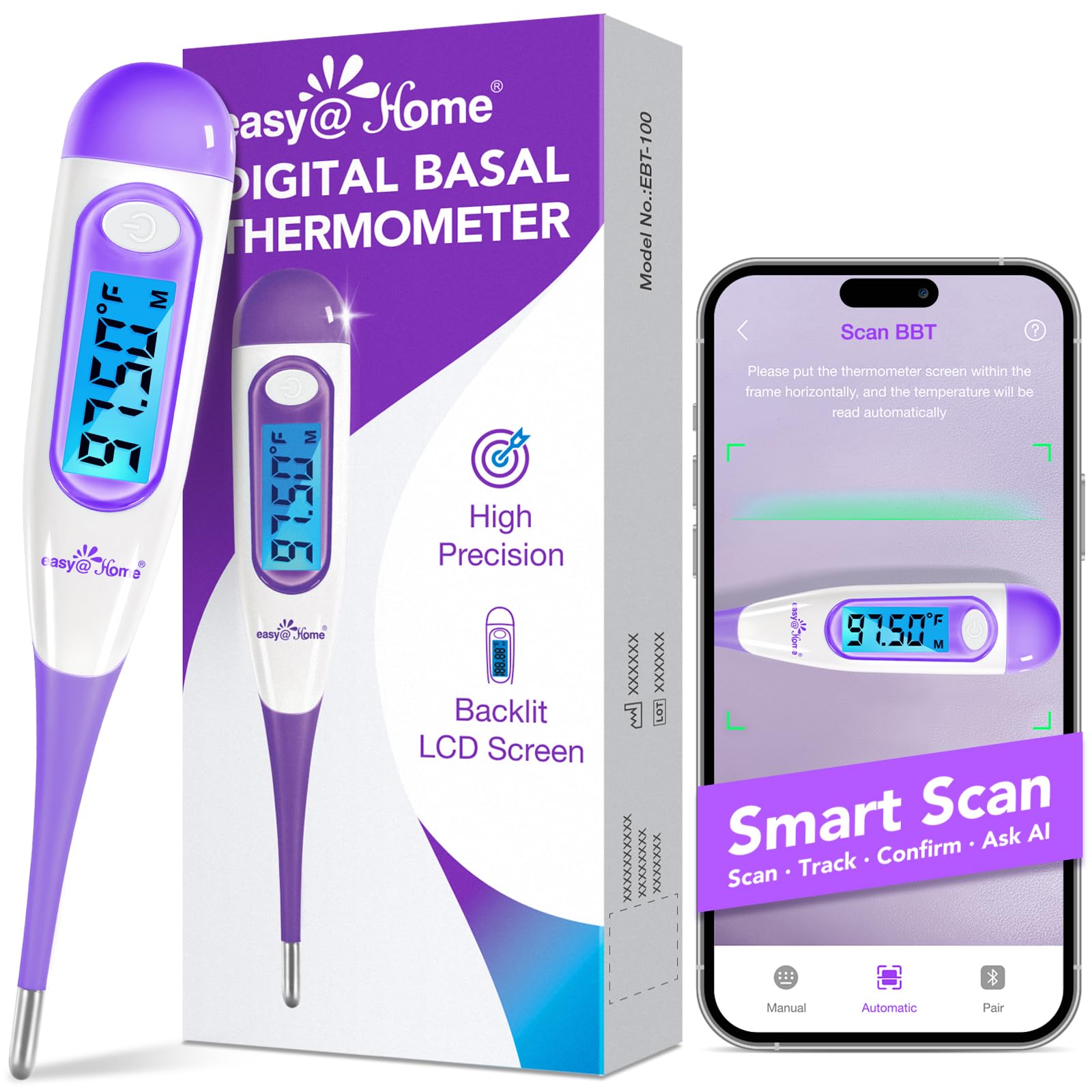 Femometer Ring Femometer Smart Basal Thermometer Bbt Thermometers ...