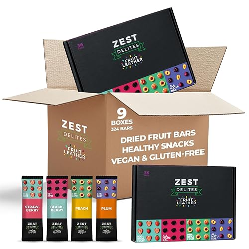 Zest Delites Fruit Leather, Dried Fruit Snacks Bulk, Healthy Snacks ...