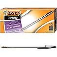 Amazon.com: BIC Cristal Xtra Smooth Ballpoint Pen, Medium Point (1.0mm), Black, 12-Count ...