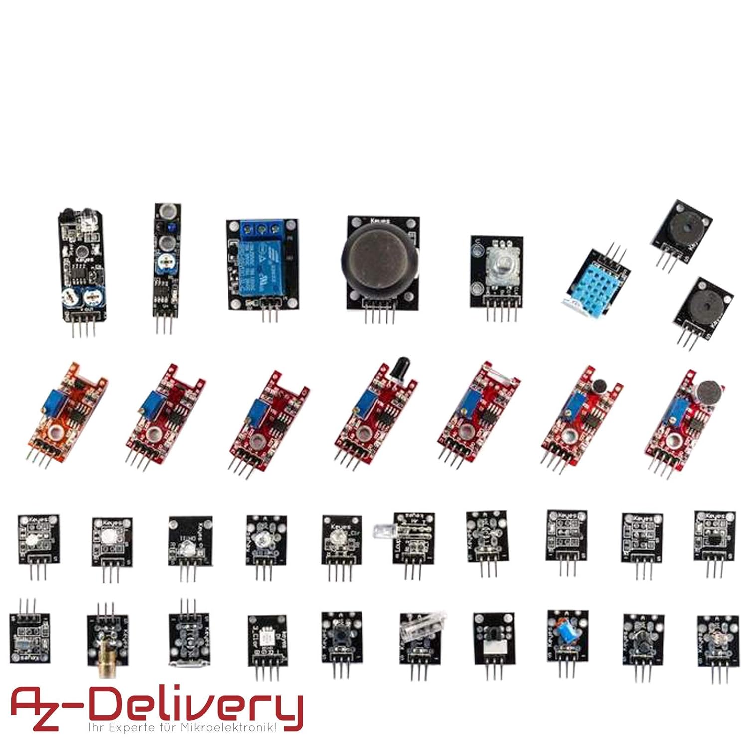 AZDelivery Kit de 35 capteurs/actionneurs pour Arduino ou autre ...