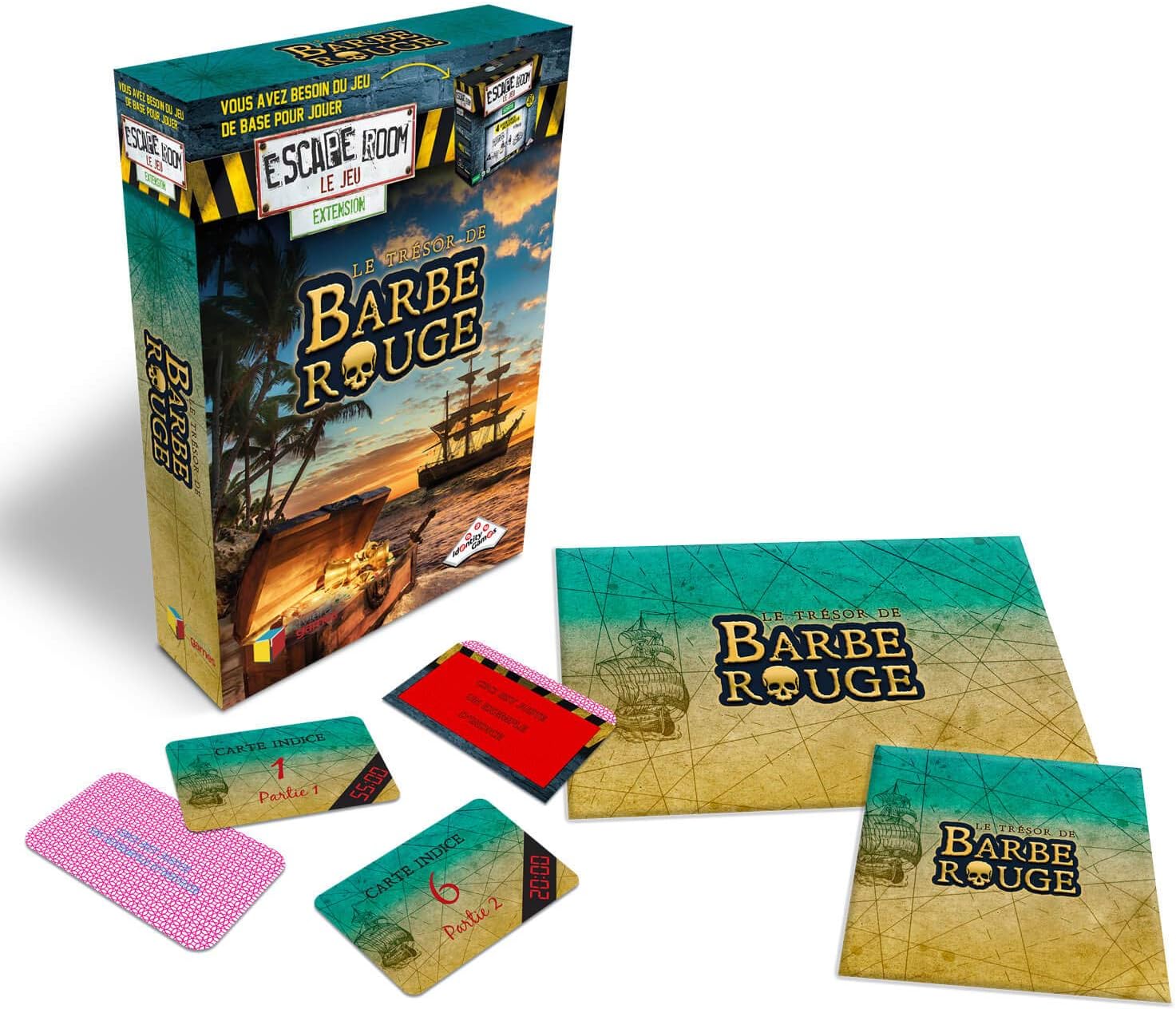 Riviera Games 5011 Escape Room Game Red Beard Treasure Extension – BigaMart
