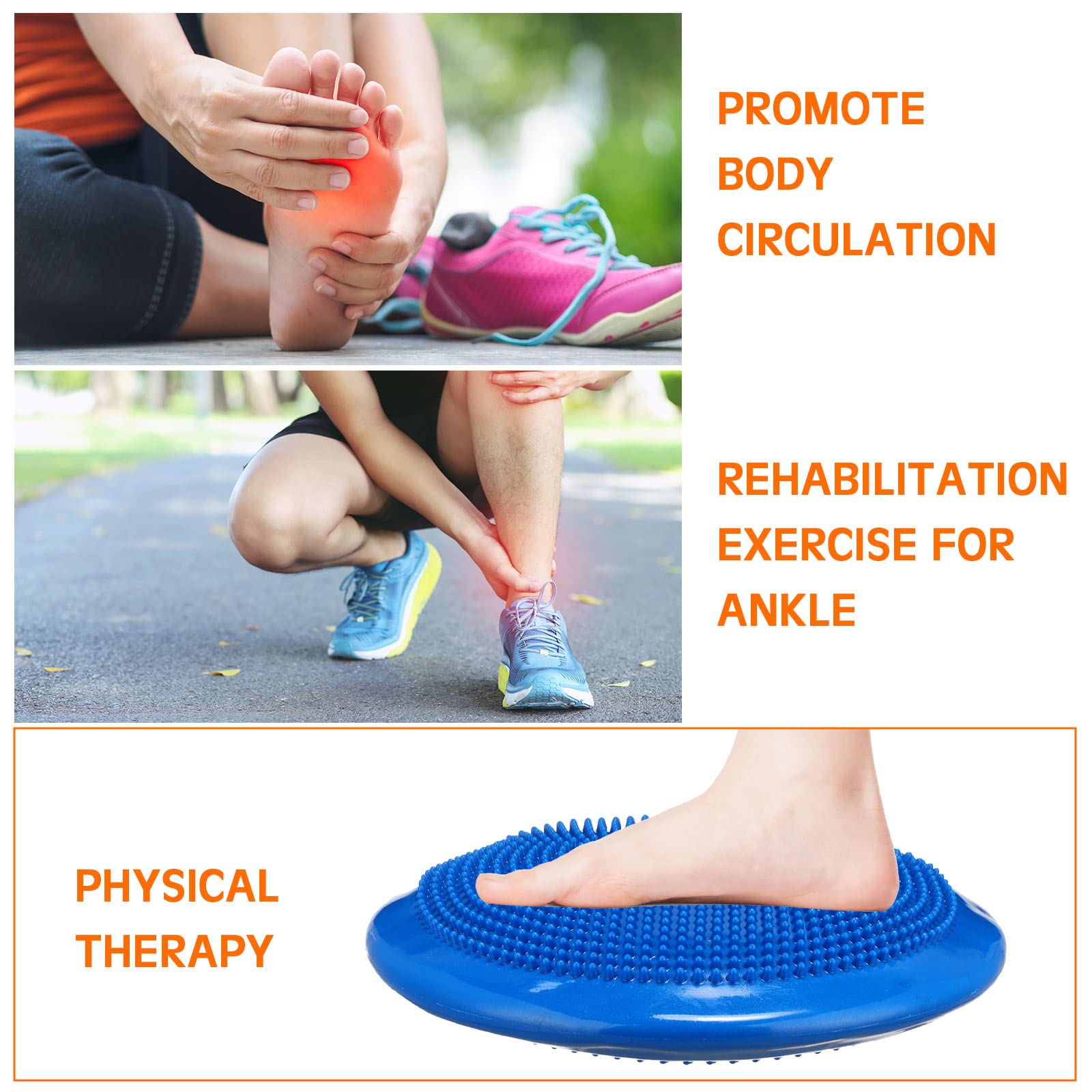 Mua 8 Sets 6 Hedgehog Balance Pods 2 Inflated Wobble Cushion with ...