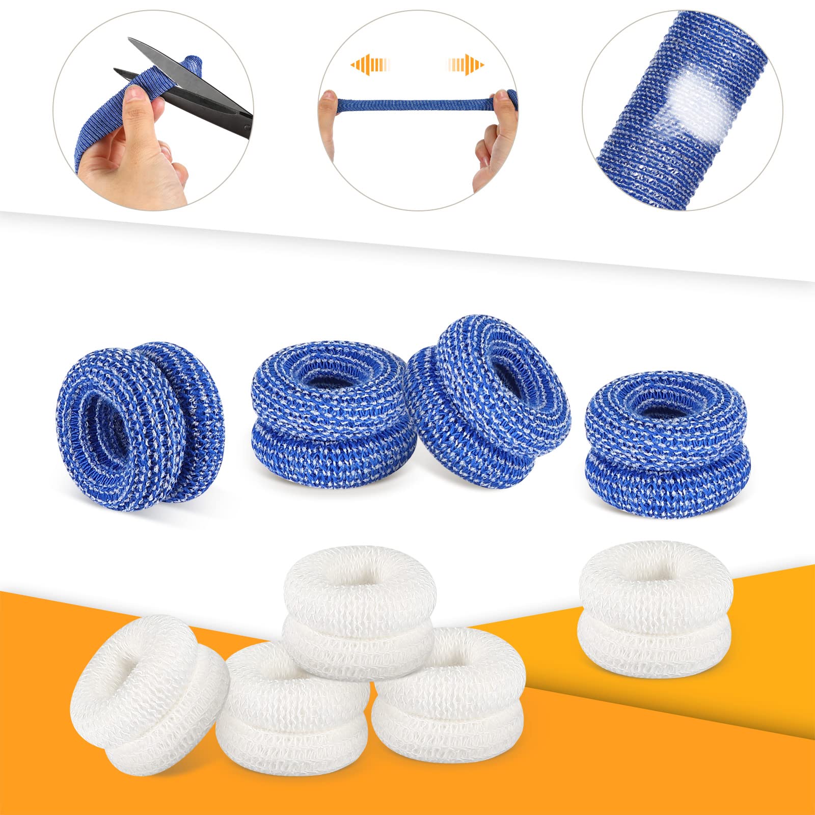 Mua Nuanchu Tubular Bandage Finger Roll Cotton Finger Cot Elastic ...