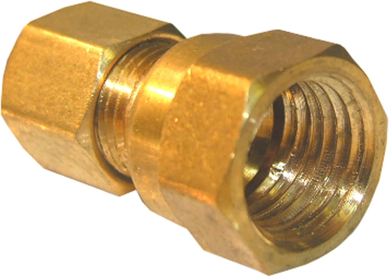 LASCO 17-6613 1/4-Inch Compression by 1/4-Inch Female Pipe Thread Brass ...