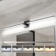 Ensenior Modern Bathroom Vanity Light 48 inch, Built-in Dimmer, 28W ...