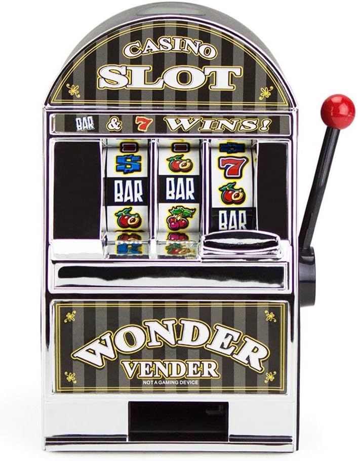 Bars and Sevens Slot Machine Bank with Spinning Reels: Amazon.co.uk ...