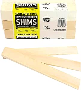 Nelson Wood Shims Contractor Shims 12 " Pack: Amazon.ca: Tools & Home ...