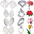 Amazon.com: 8set Gum Paste Flower Molds and Cutters Fondant Paste ...