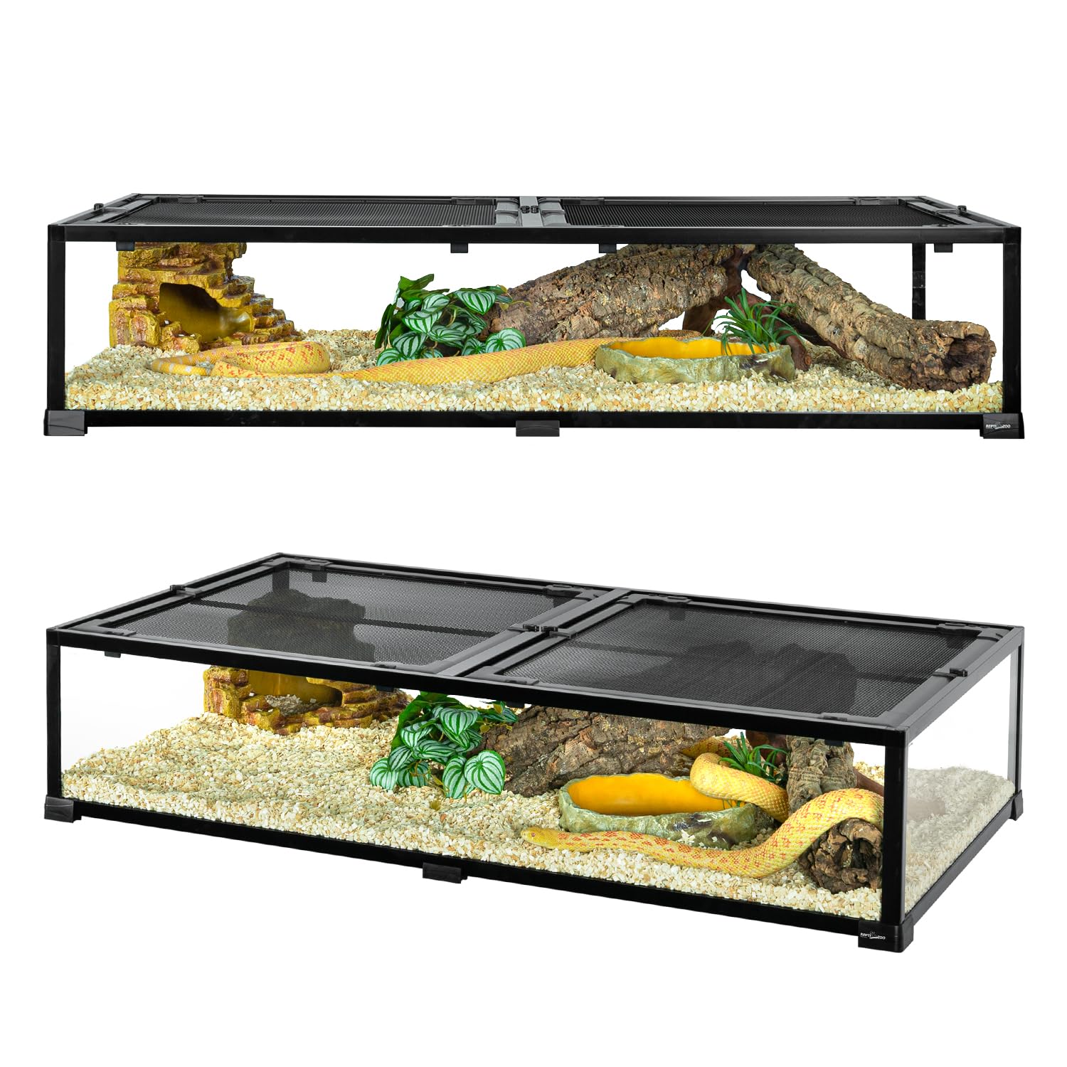 Mua REPTIZOO 50 Gallon Large Reptile Tank, 48" x 24" x 10" Long Snake ...