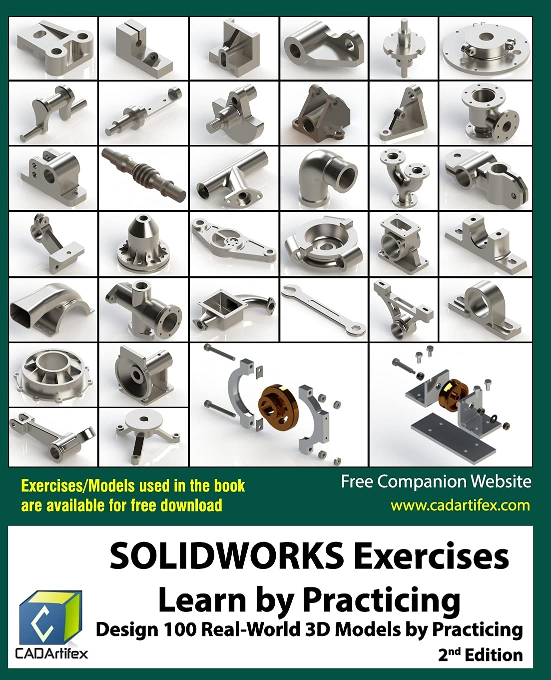 Mua SOLIDWORKS Exercises - Learn by Practicing: Learn to Design 3D ...