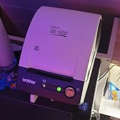 Brother P-Touch QL-500 BW Etikettendrucker: Amazon.de: Bürobedarf ...