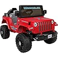 Amazon.com: Power Wheels Jeep Wrangler Toddler Ride-On Toy with Driving ...