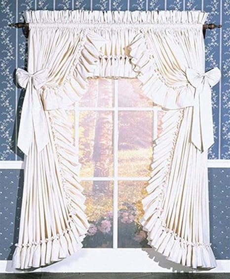 Amazon Pauls Home Fashions Carolina Country Priscilla Curtain 90w