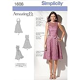 Amazon.com: Simplicity 1425 Women's Peplum Top Sewing Patterns, Sizes ...