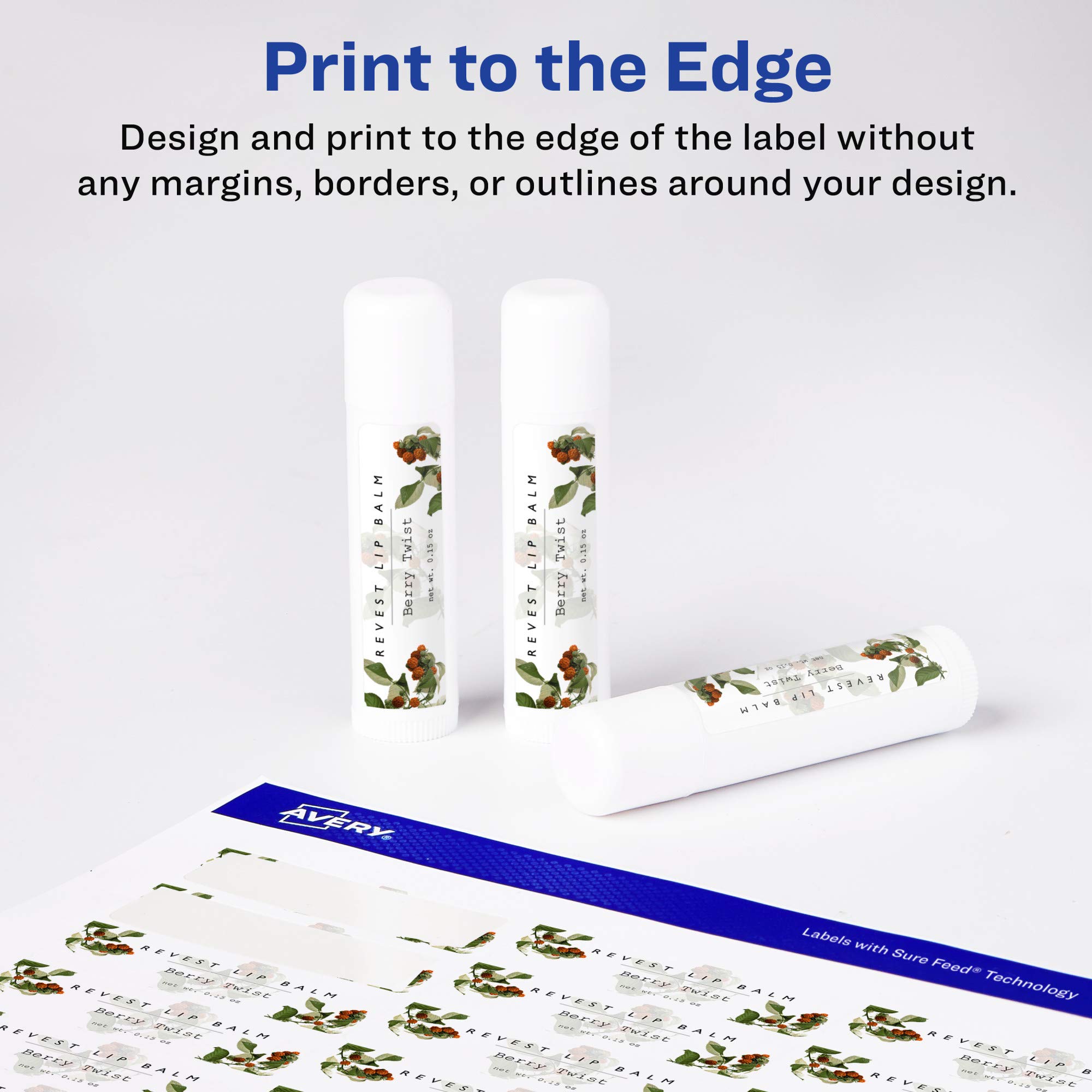 Mua Avery Matte White Rectangle Labels with Sure Feed, 5" x 1.75 ...
