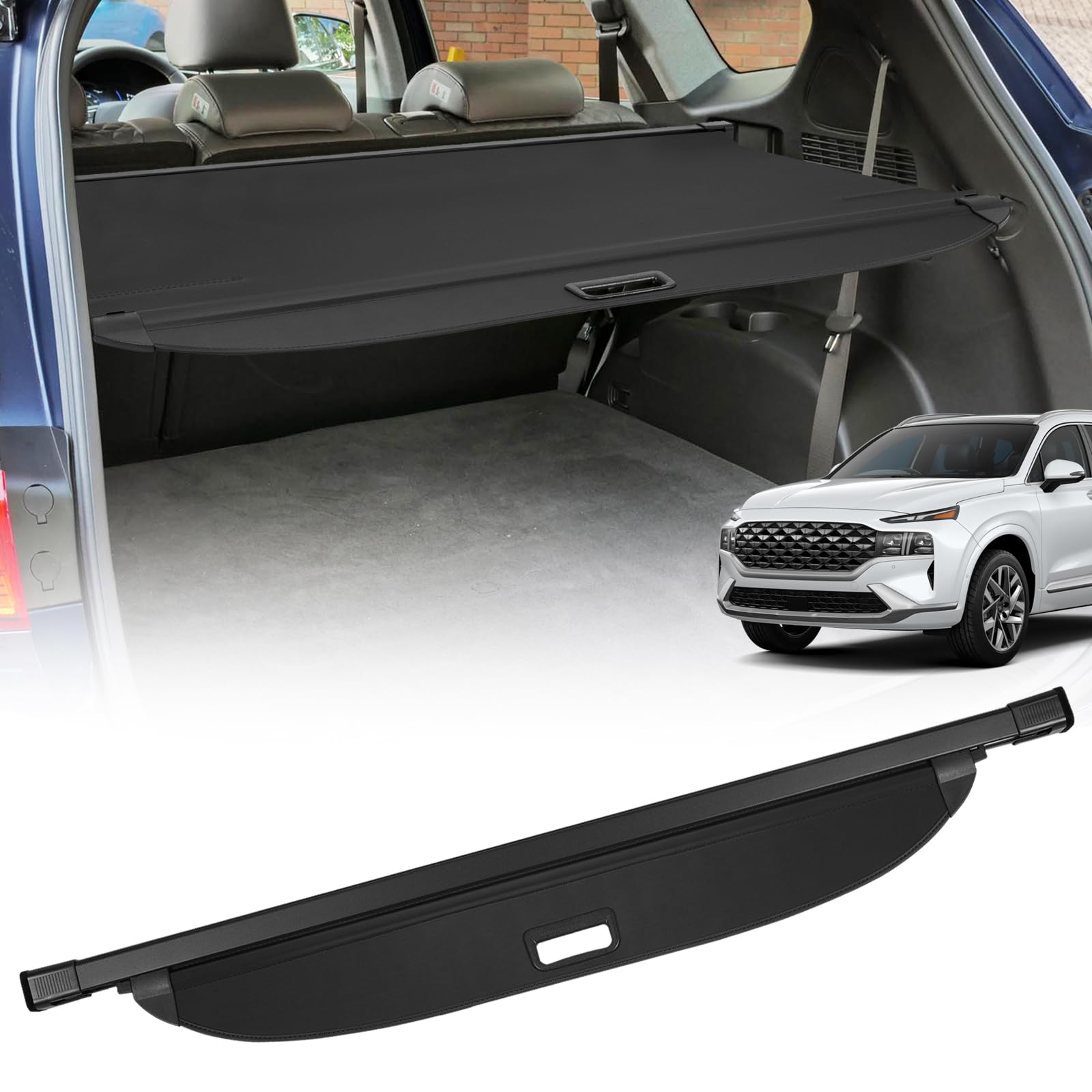 Mua AUXMART Cargo Cover for Hyundai Santa Fe 2021-2022 Cargo Rear Cover ...