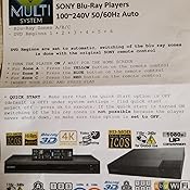 Amazon.com: Sony BDP-S1700 Multi Region Blu-ray DVD, Region Free Player ...