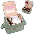 Amazon.com : Nail Polish Organizer Case, Nail Supplies Storage Box ...