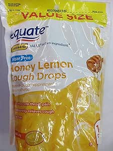 Amazon.com: Equate Sugar Free Honey Lemon Cough Drops, 140 Drops : Health & Household