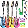 Amazon.com: Party Inflatable Rock Star Toy Set,13 Pack, 4 Designs ...