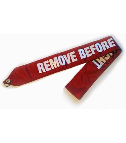 AEDGE Brand Streamer "Remove Before Flight" Streamer - 12 Inch Long Red ...