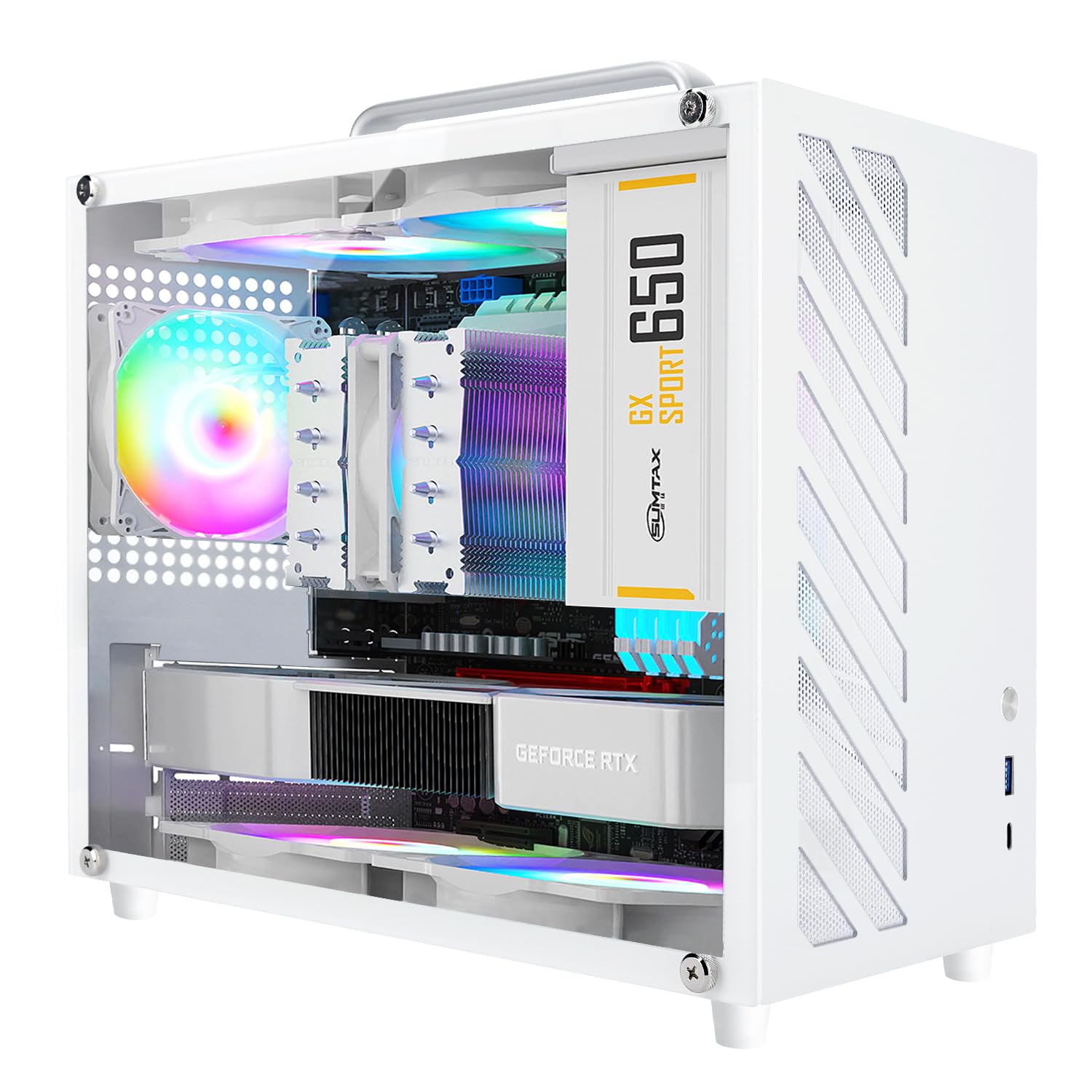 Mua SZD I8 Micro ATX PC Gaming Case, Mini-ITX Motherboard Small Form ...