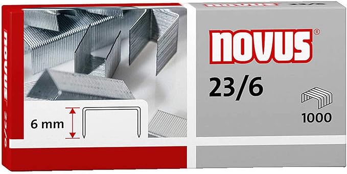 Novus 23/6 Staples (Box of 1000): Amazon.co.uk: Office Products