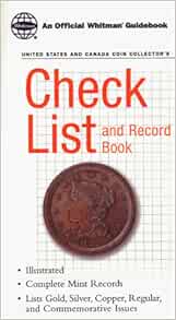 United States & Canada Coin Collector's: Checklist & Record Book ...