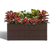 Amazon.com : LEWIS&WAYNE Tall Planters for Outdoor Plants Handmade ...