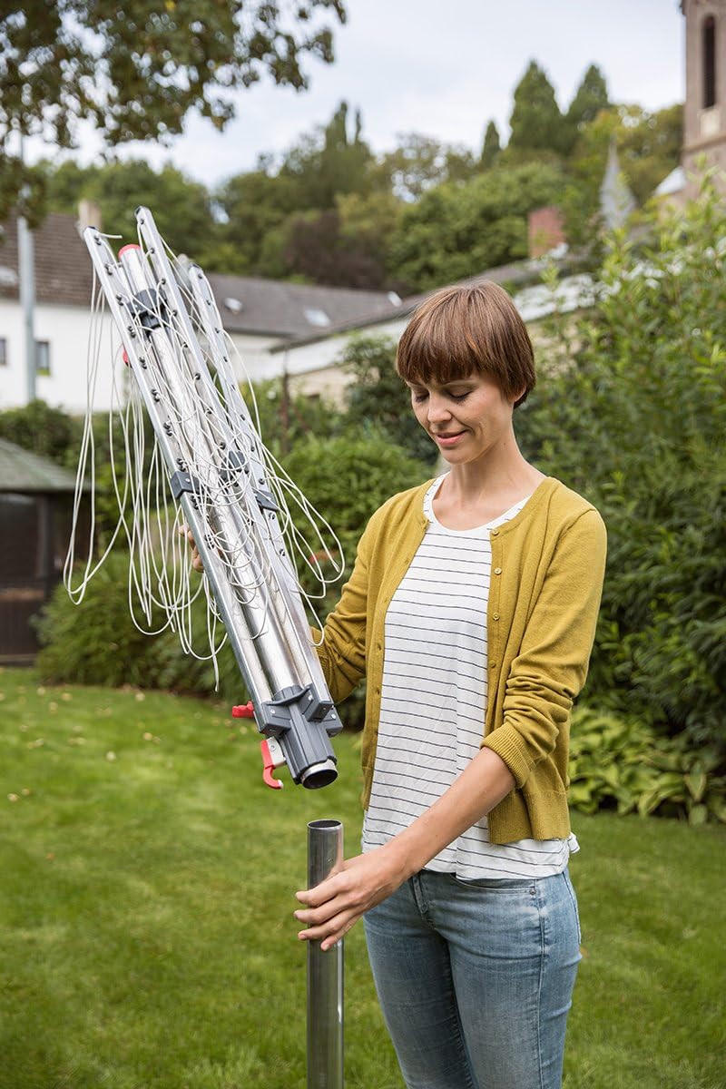 Vileda sunshine premium rotary clothesline – for easy drying in the ...