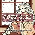 Amazon.com: Cozy Girl Coloring Book: Featuring Relaxing, Cute & Easy ...