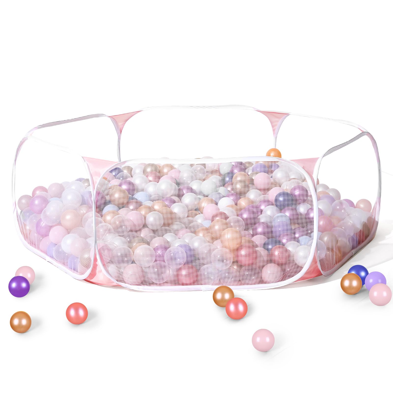 Kids Ball Pit, Large Pop Up Toddler Ball Pits 47inches Play Tent for ...